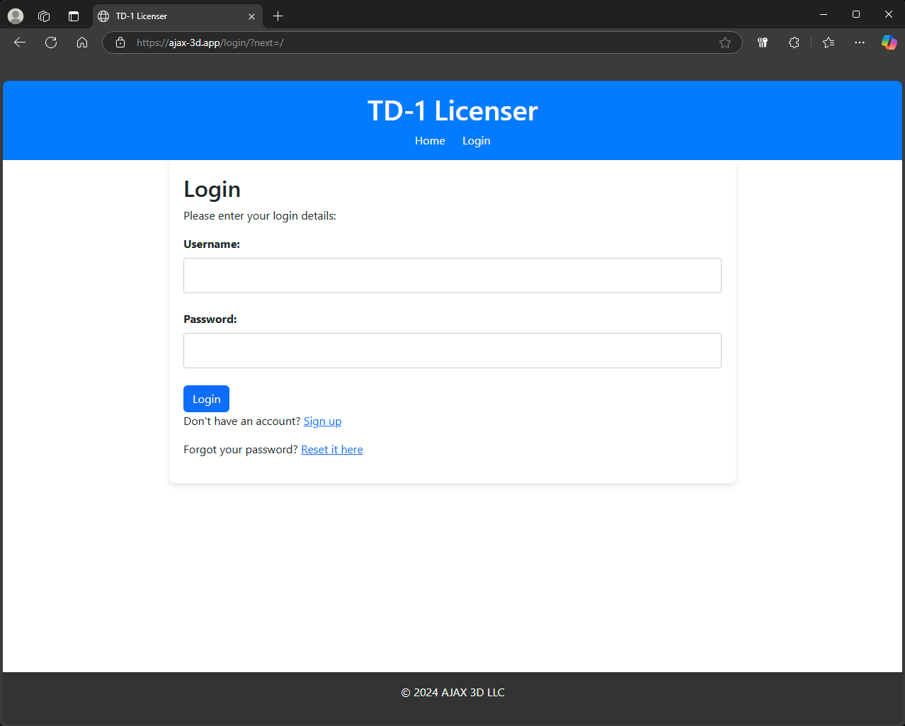 TD-1 Self-Source Project Guide - AJAX-3D